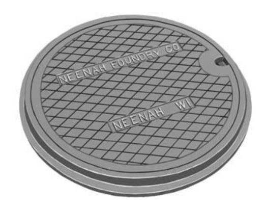 R-1537 - Neenah R-1537 Manhole Frames and Covers by Trench Drain Supply