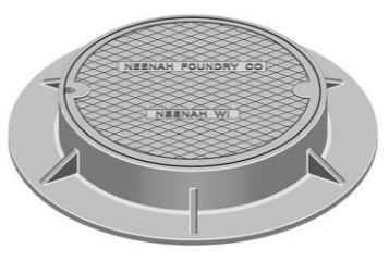 R-1556-A - Neenah R-1556-A Manhole Frames and Covers by Trench Drain Supply