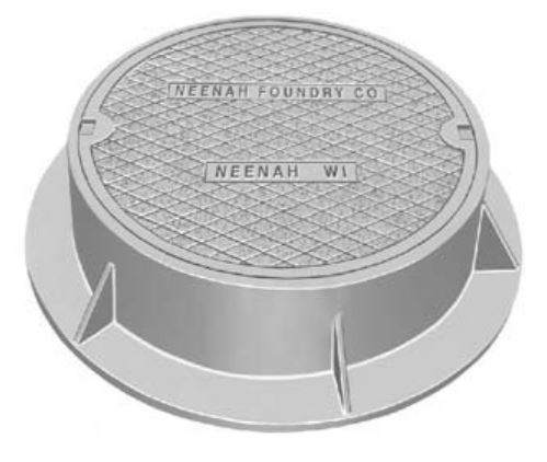 R-1556 - Neenah R-1556 Manhole Frames and Covers by Trench Drain Supply