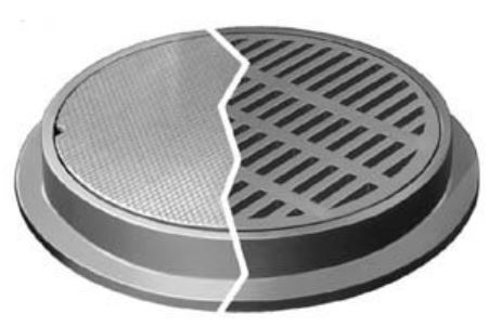R-1792-BL - Neenah R-1792-BL Manhole Frames and Covers by Trench Drain ...