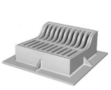 R-3501-N - Neenah R-3501-N Roll and Gutter Inlets by Trench Drain Supply