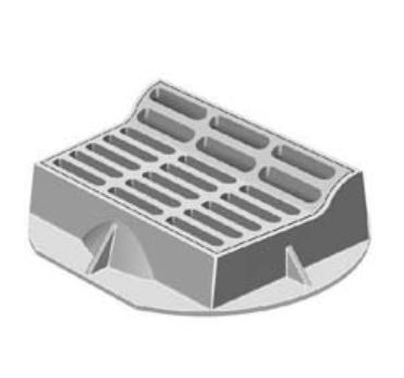 R-3501-P - Neenah R-3501-P Roll and Gutter Inlets by Trench Drain Supply