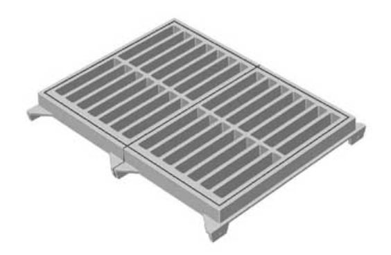 R-3805 - Neenah R-3805 Roll and Gutter Inlets by Trench Drain Supply