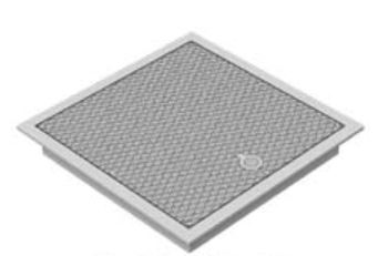 R-6665-0MH - Neenah R-6665-0MH Access and Hatch Covers by Trench Drain ...