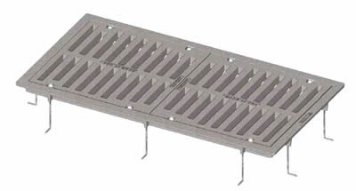 5440 - 27 1/2" Frame & Grate by Trench Drain Supply