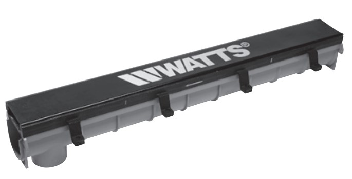 Watts - Dead Level D Trench Drain by Trench Drain Supply